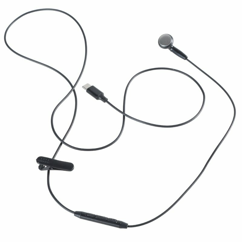 Наушники USB Type C Односторонний Наушник USB C Earbud Single Earbuds с Микрофонными Катушками Усиленный Шнур Type C