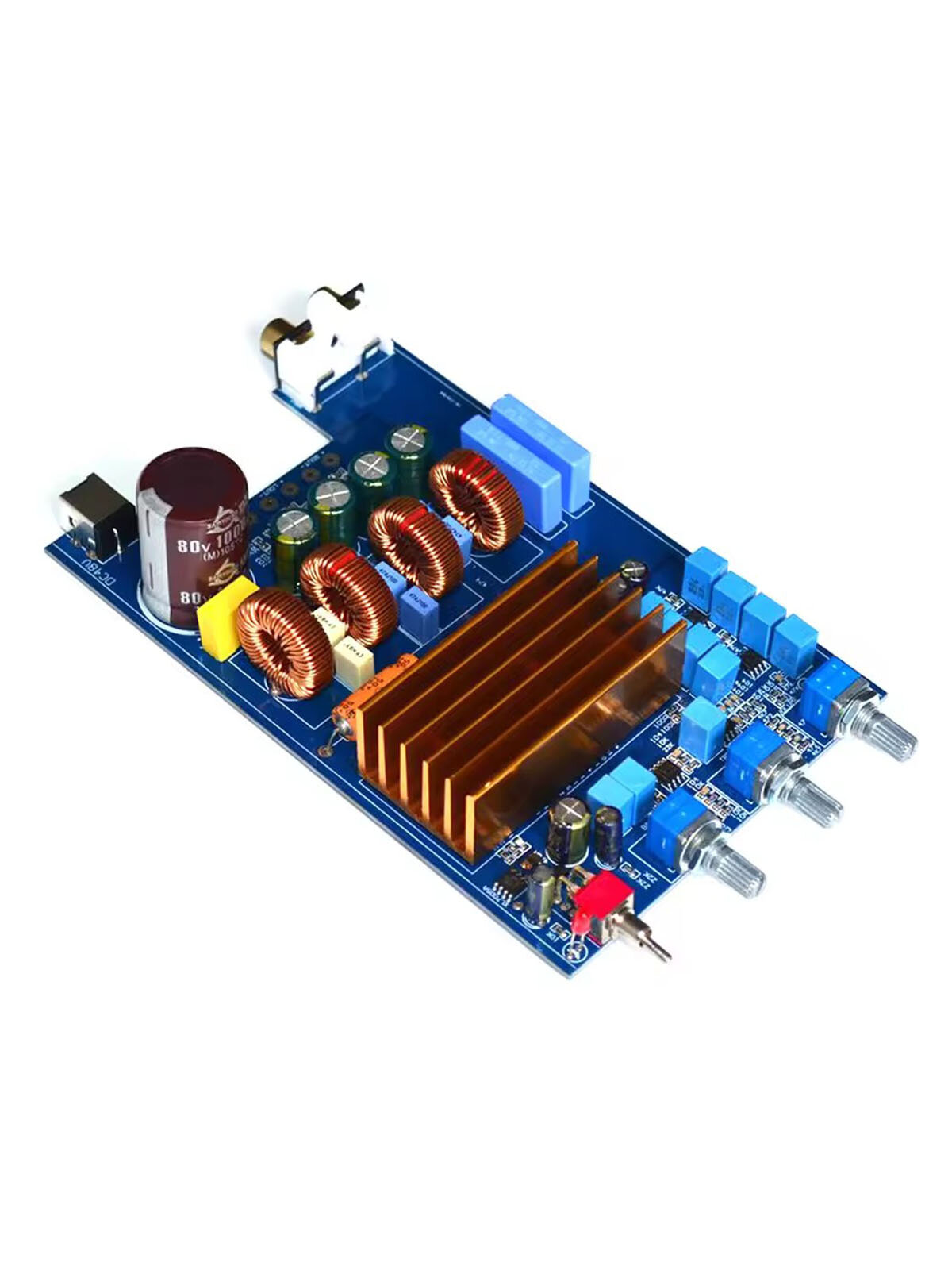 TPA3255 2,1 Плата цифрового усилителя мощности HIFI класса D мощностью 300 Вт + 150 Вт + 150 Вт 1000 МКФ/80 В