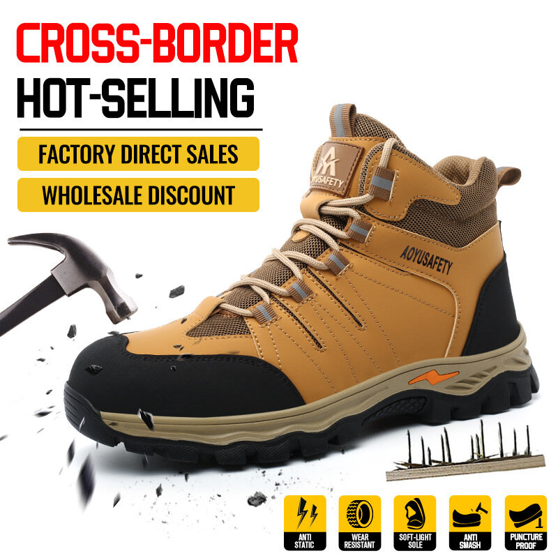 Мужские диэлектрические ботинки защитная обувь 6 кв искусственная замша композитный носок все сезоны для электриков и строителей