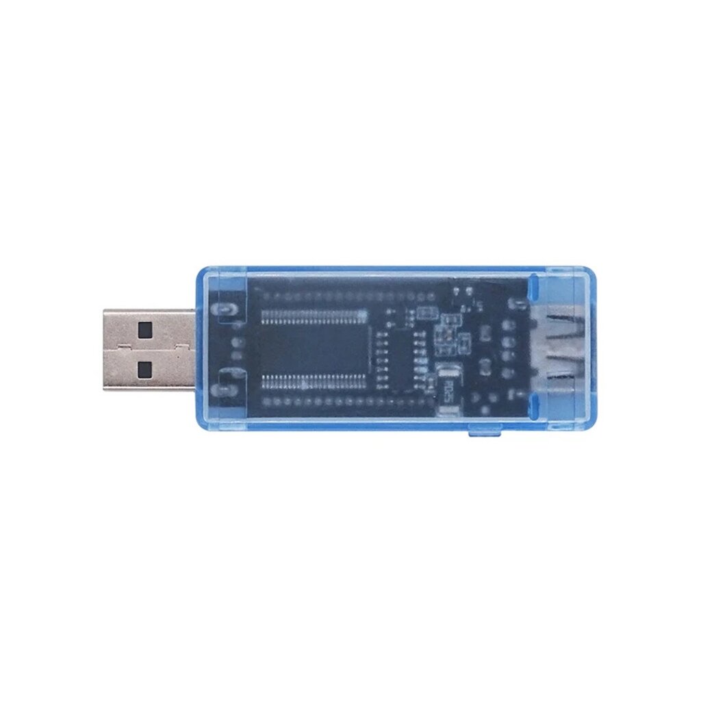 Компактный портативный тестер для измерения мощности USB, емкости аккумулятора и силы тока с защитой от перегрузки