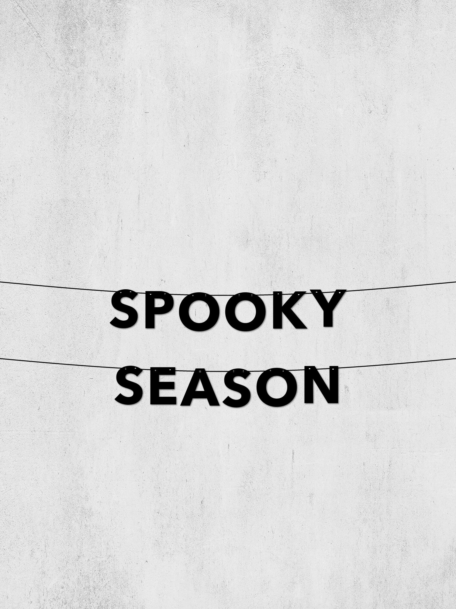 Гирлянда из букв Spooky Season 10 см Декор для хэллоуинских вечеринок, долговечный материал, легкое крепление