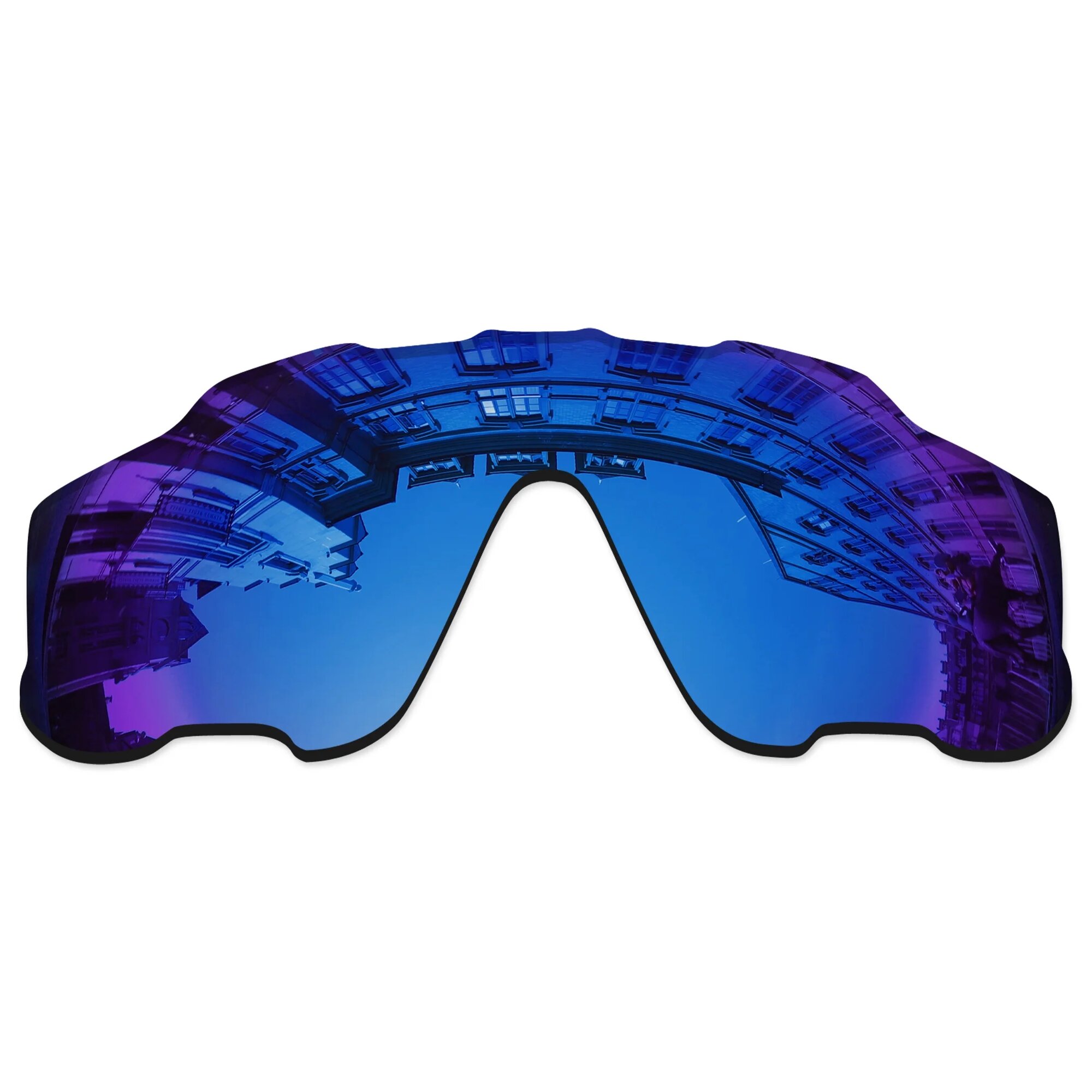 Поляризационные линзы Aaaxopticflow Oakley Jawbreaker Sapphire Mirror, синий