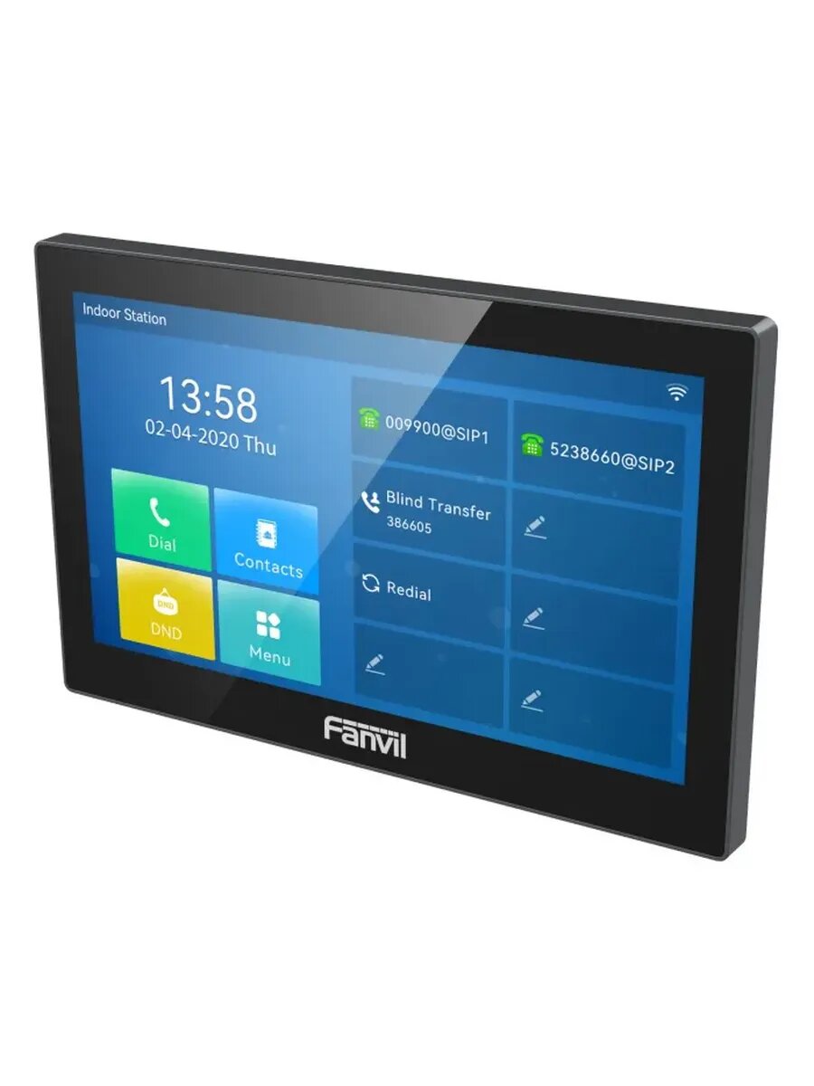Вызывная панель Fanvil i504 для SIP-домофона , без БП, пластик (ABS)