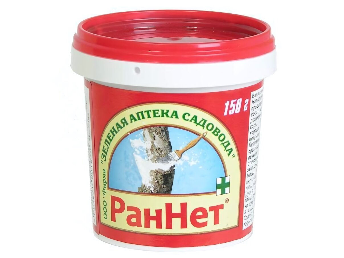 Паста садовая "РанНет" 150г для лечения и дезинфекции ран деревьев, эффективная замазка для защиты коры
