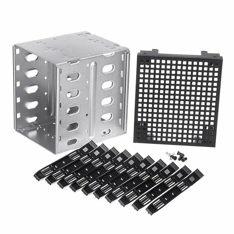 Адаптер для установки в стойку жесткого диска 5,25 дюйма на 5 x 3,5 дюйма