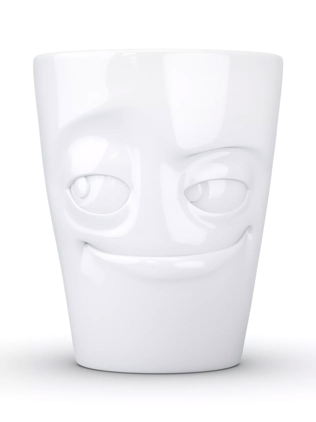 Кружка фарфоровая Tassen Мимика Impish 350 мл, цвет белый, Германия
