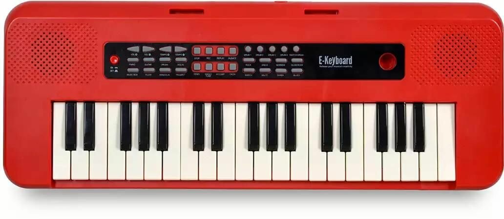 Игрушка музыкальная Scale Keys Синтезатор с микрофоном, 37 клавиш, свет и звук, в коробке