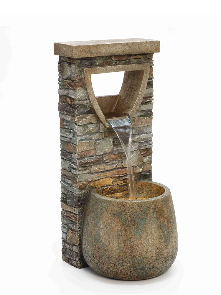 Фонтан декоративный Акведук с подсветкой 73.5х34х34 см KSVA-WXF-2406415