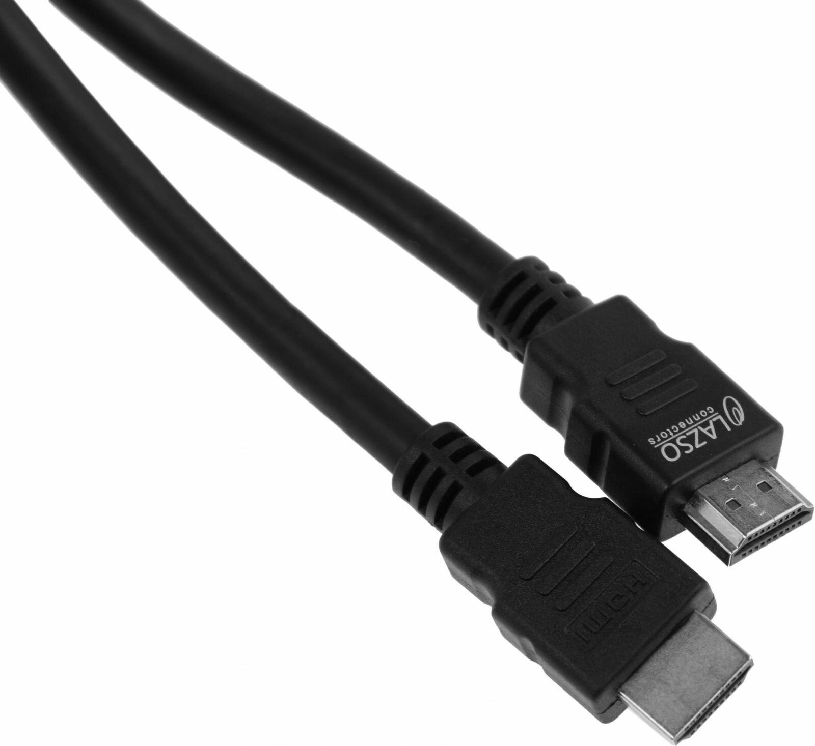 Кабель аудио-видео LAZSO WH-111, HDMI m - HDMI m, 5 м, позолоченные контакты, черный