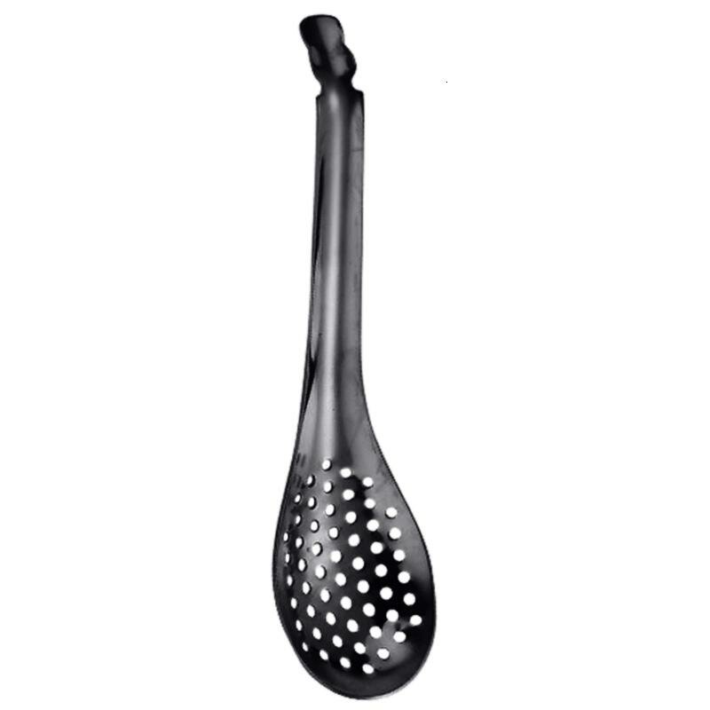 Ложка для икры из нержавеющей стали, Черный