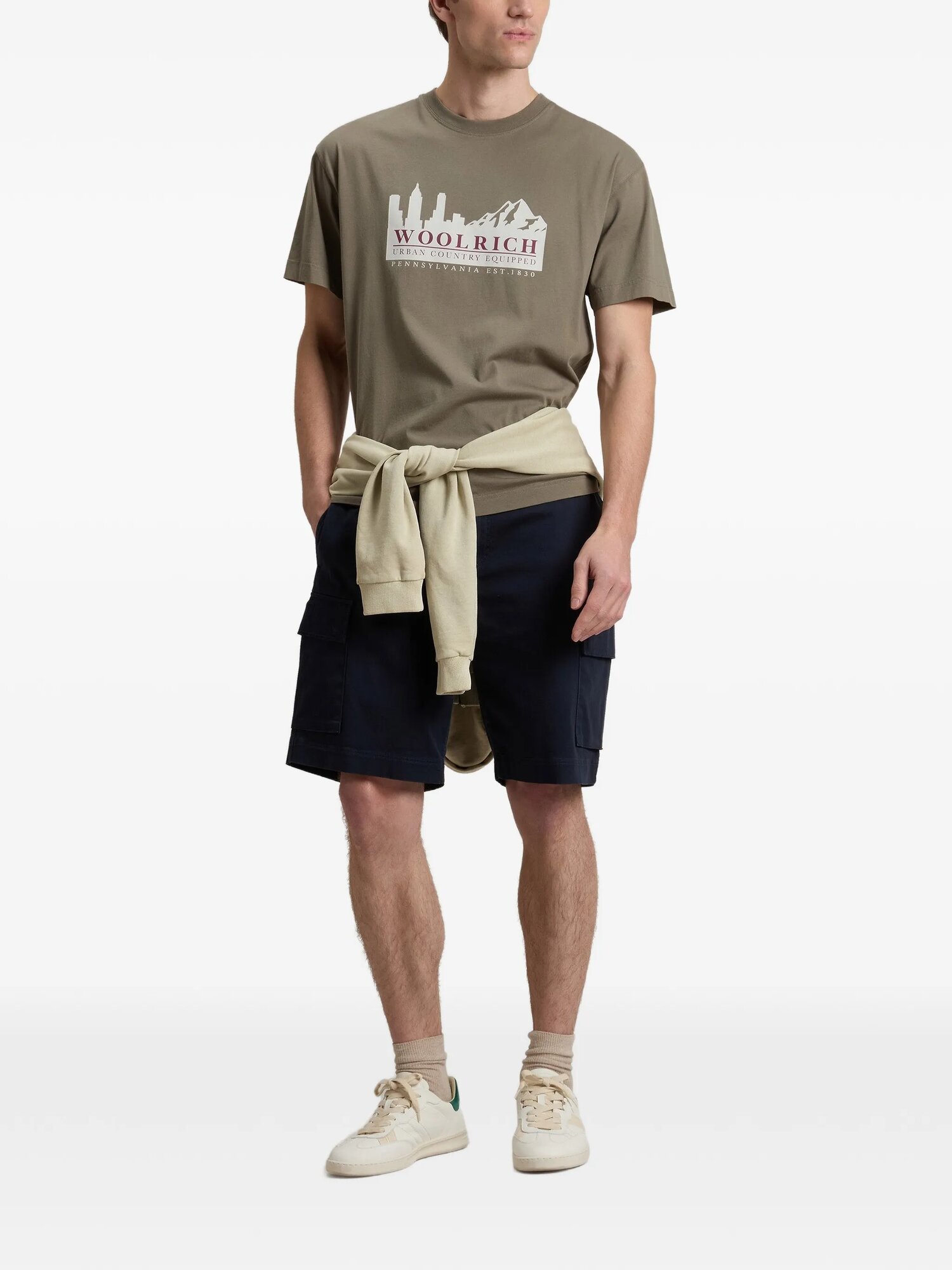 Футболка Woolrich, размер 3XL, green — фото 1