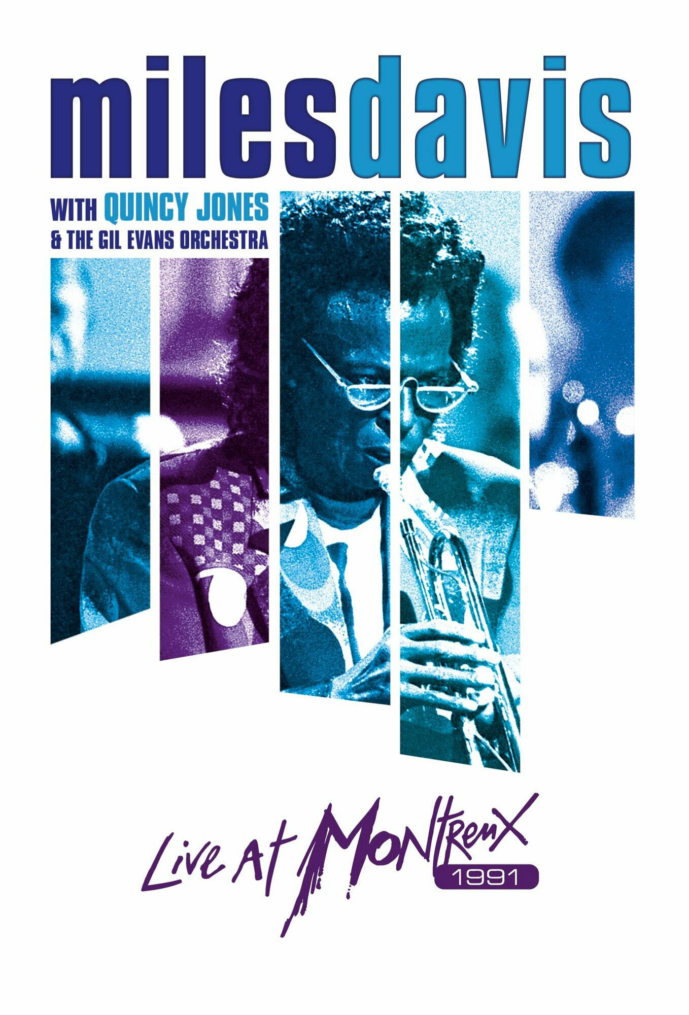 Miles Davis with Quincy Jones & the Gil Evans Orchestra - "Live at Montreux" (1991) Blu-ray диск концерт музыка джаз