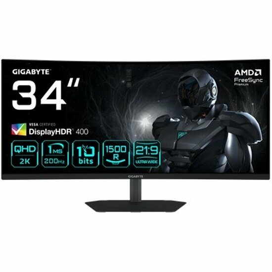 Монитор Gigabyte G34WQC2 EK 34" Black