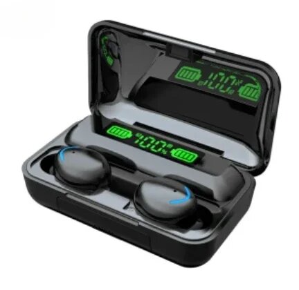 Наушники F9-5C TWS, цифровой дисплей, спортивные и туристические наушники, шумоподавление, громкая связь, Bluetooth 5.3.