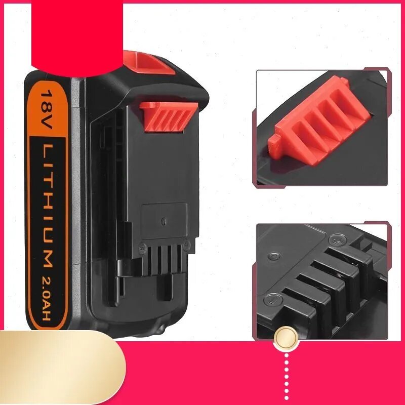Аккумулятор для инструмента 18V LITHIUM 2.0AH Li-Ion аккумуляторная батарея для электроинструмента — фото 1