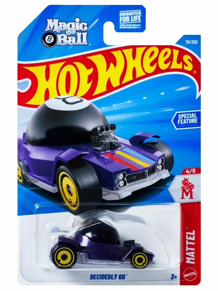 JJJ37 Hot Wheels машинка металлическая игрушка коллекционная масштабная модель Decidedly Go кейс 2026