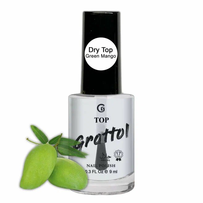 Быстрая сушка для лака для ногтей, топ, с ароматом манго, 9 мл