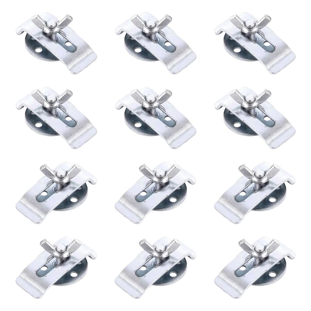 Набор из 12 устойчивых к коррозии креплений для раковин для твердых поверхностей, Столешница для туалетного столика