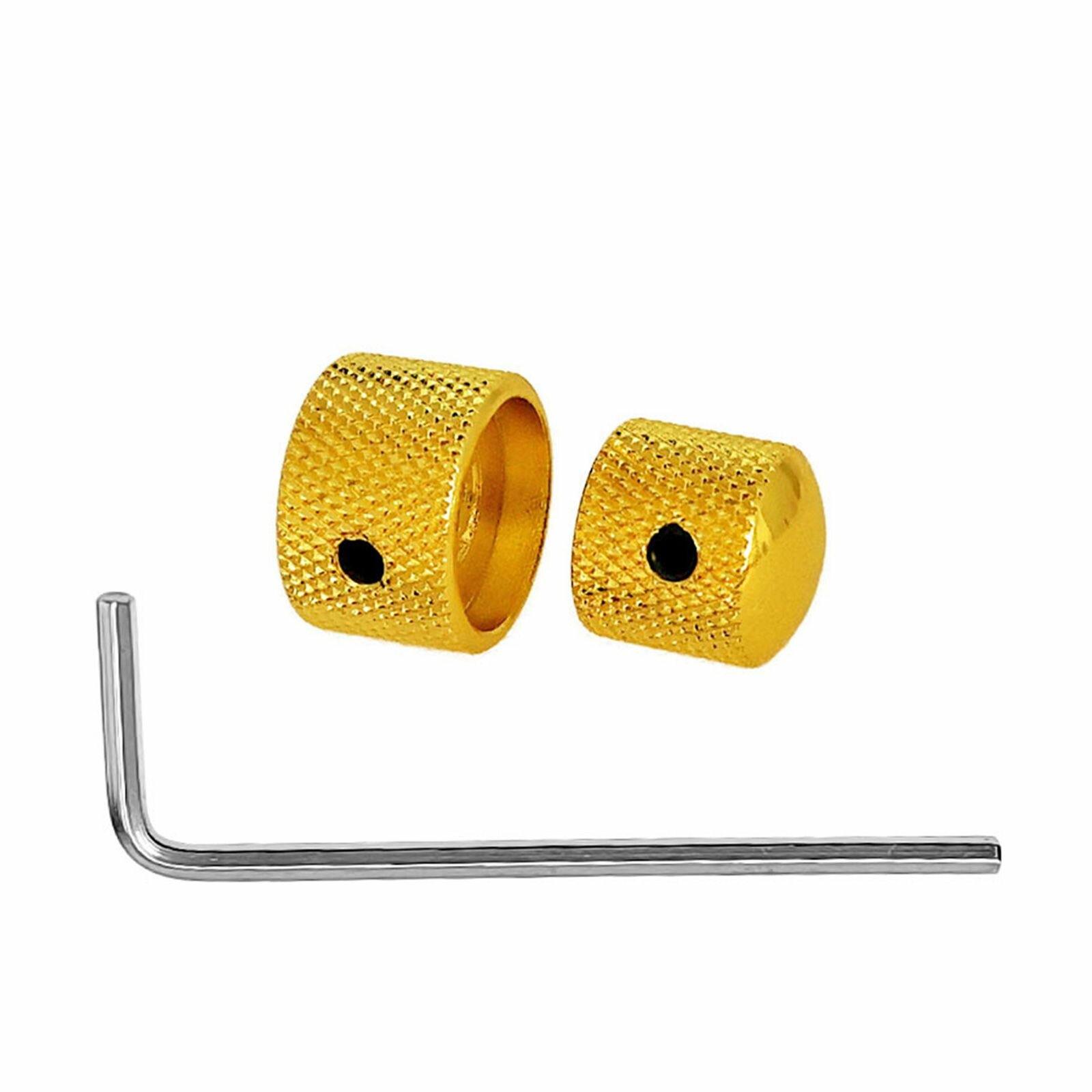 2 металлические ручки для точной регулировки громкости и тона гитары