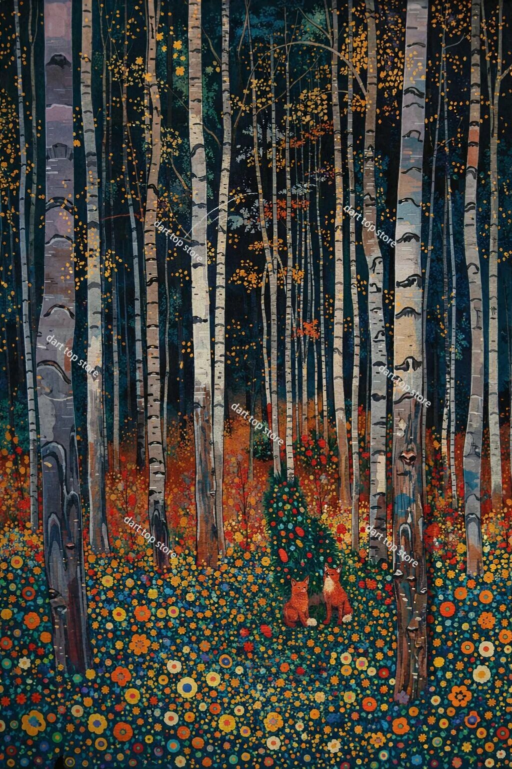 Картина на холсте "Лесная сказка" 20x30см, DA5138