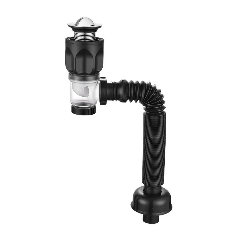 Сливной сифон из нержавеющей стали для кухни и ванной комнаты