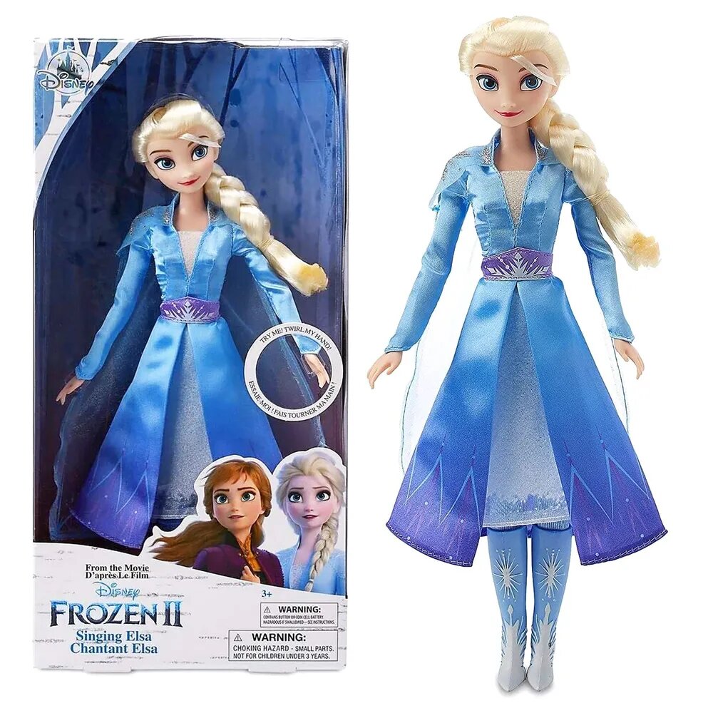 Кукла Эльза Поющая "Холодное сердце 2" Disney Singing Elsa Enchanted Ball Gown 3+ — фото 1