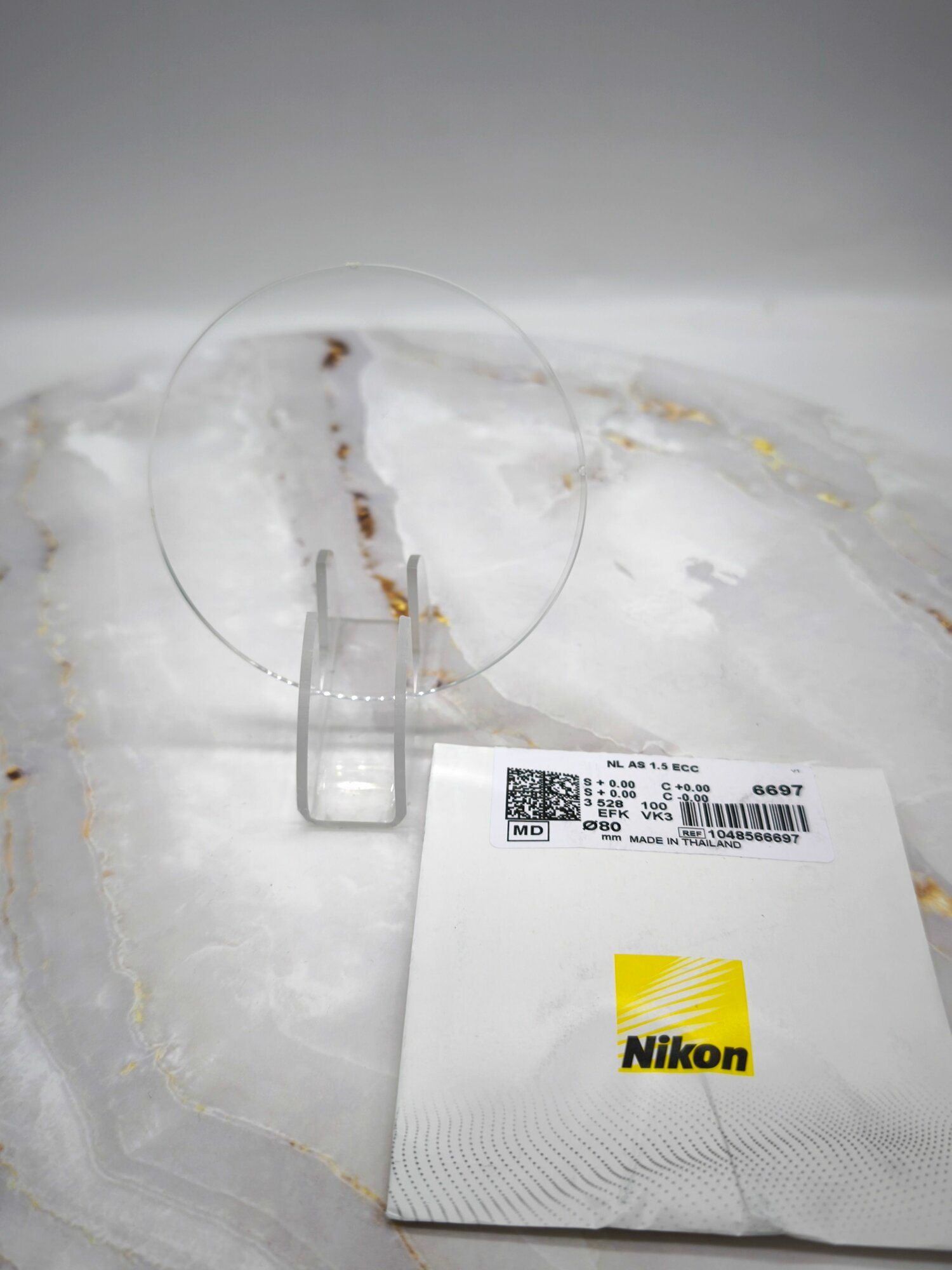 Линза Очковая Астигматическая Полимерная Nikon Lite As 1.5 Ecc d70