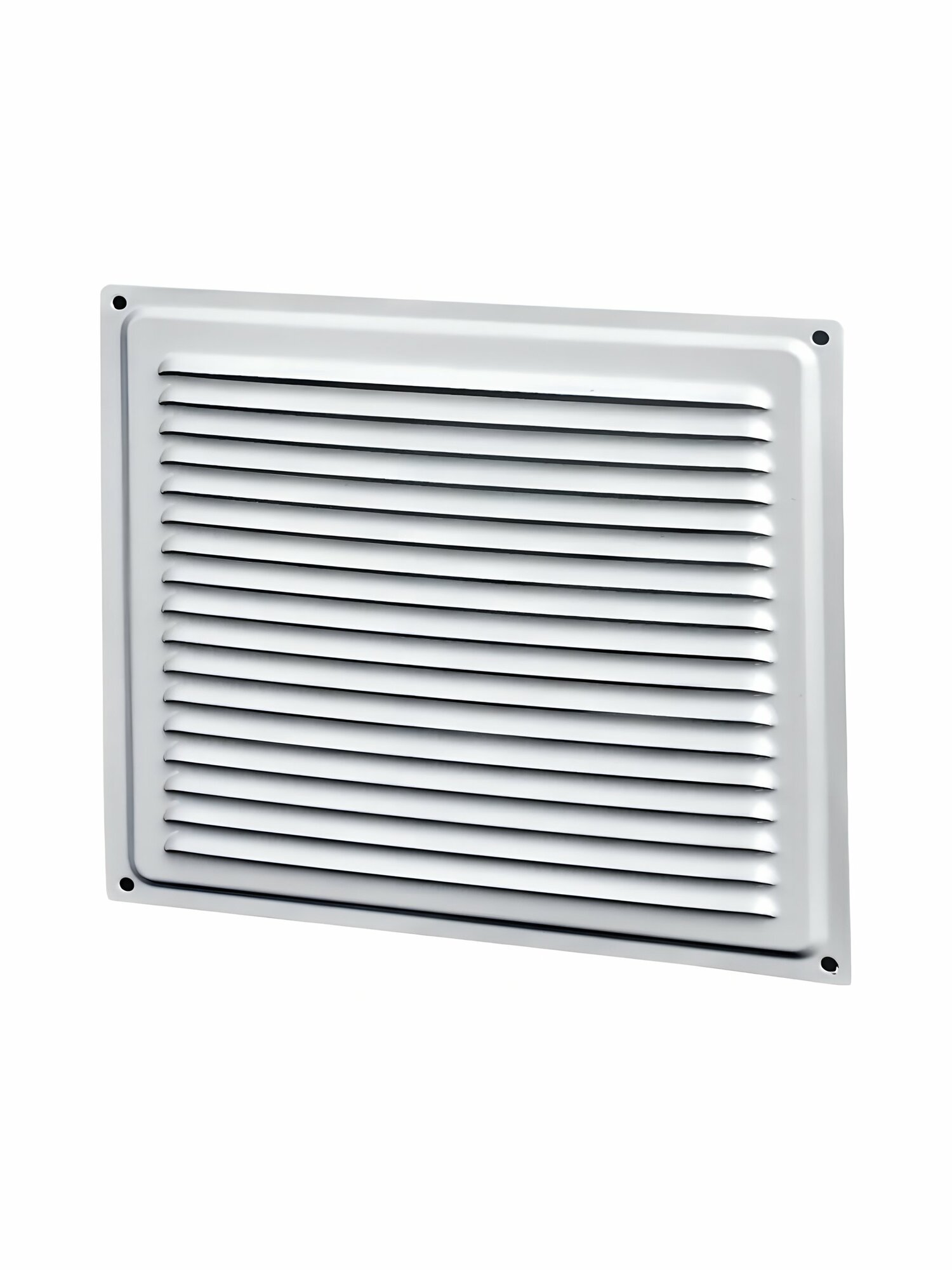 Решетка вентиляционная металл, 100х100 мм, белая, Event, 1010ВРС