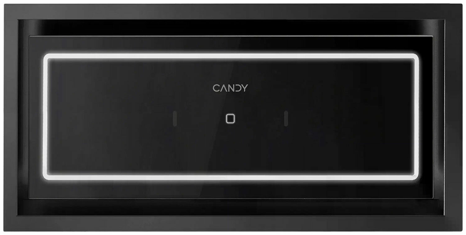 Вытяжка Candy CVXBI662GB черный, встраиваемый модуль 565х265 мм, 610 куб. м/ч, сенсорное упр.