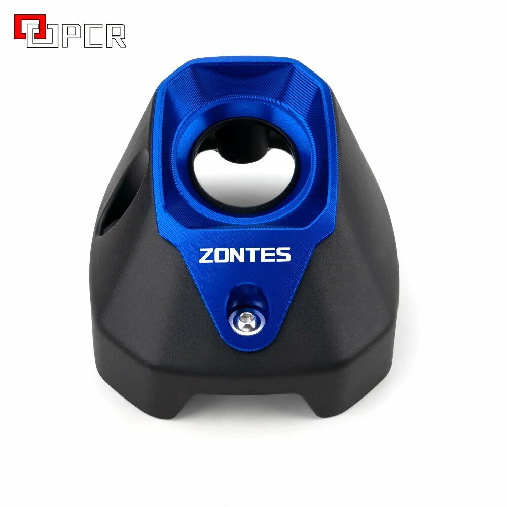Защита выхлопной трубы Zontes 368G/M/K/D/E, синяя