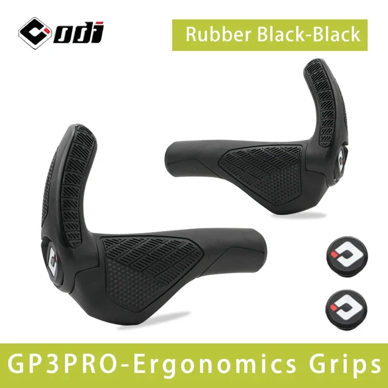 ODI GP3 Pro Эргономичные ручки для велосипеда, Black-Black