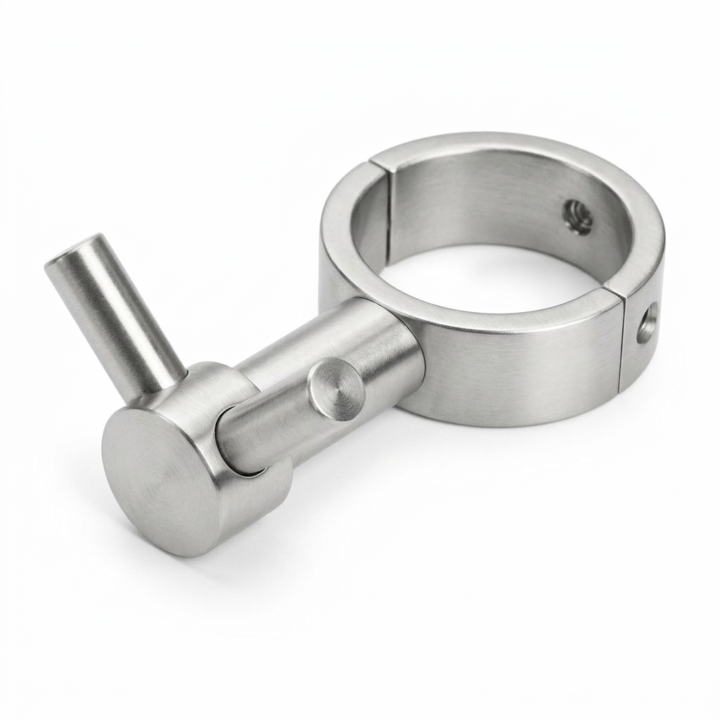 Крючок универсальный круглый VIP хром матовый