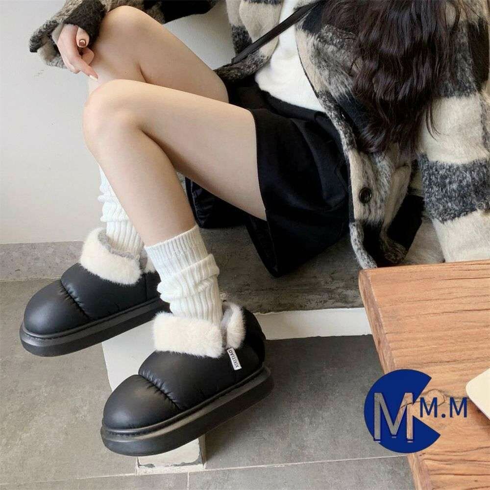 Угги MOOCIE Осень-зима 2025, размер длина ноги 25.5CM, черный — фото 1