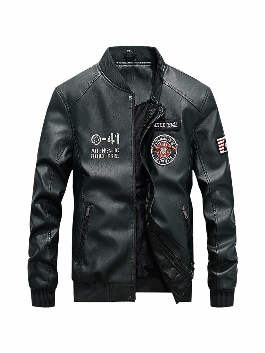 Куртка кожаная  Весна-лето 2025