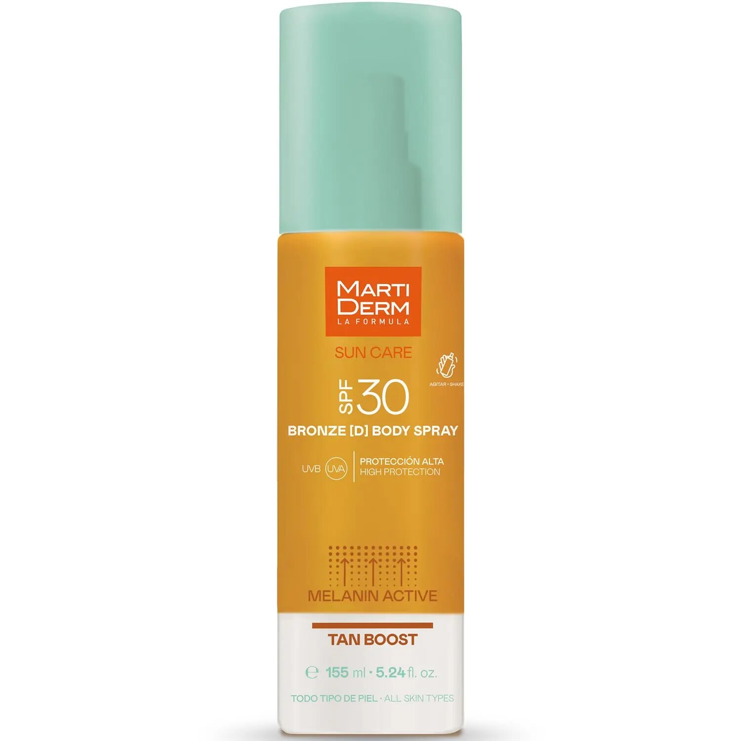 MARTIDERM SUN CARE Бронз [D] Двухфазный спрей для тела SPF30 155мл