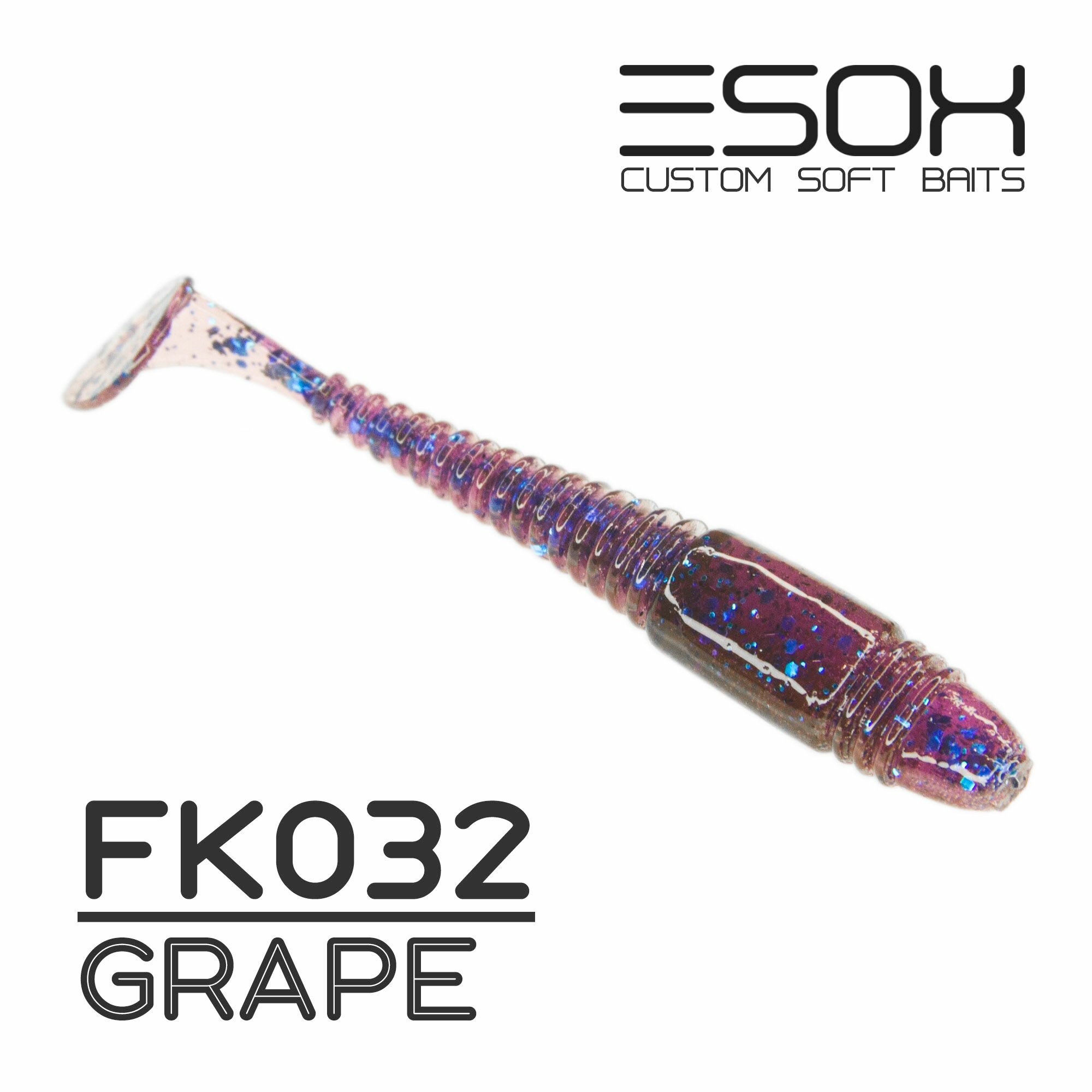 ESOX Tiga 2" (53мм) 10 шт. / Мягкая приманка для рыбалки