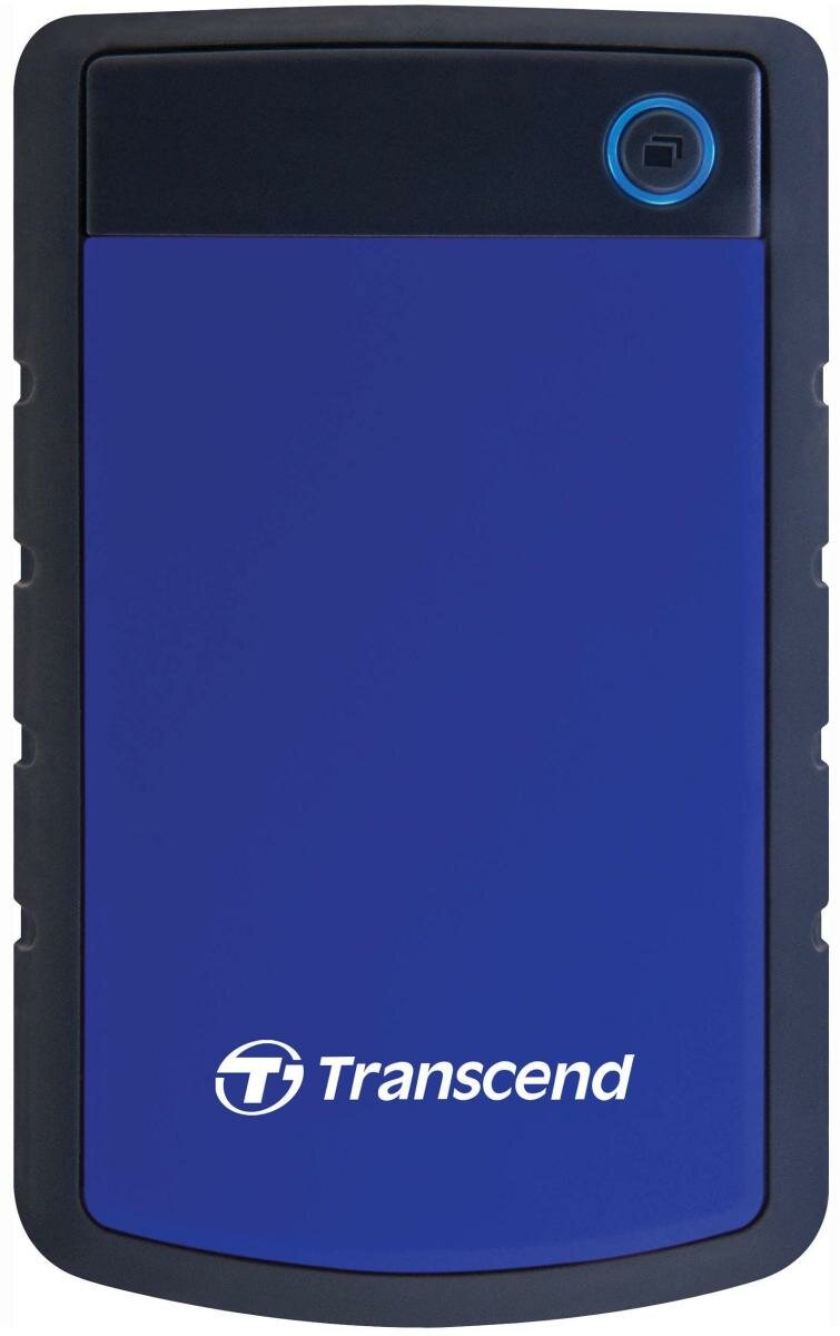 Внешний жесткий диск 2.5 2TB USB 3.0 Transcend StoreJet 25H3 TS2TSJ25H3B синий