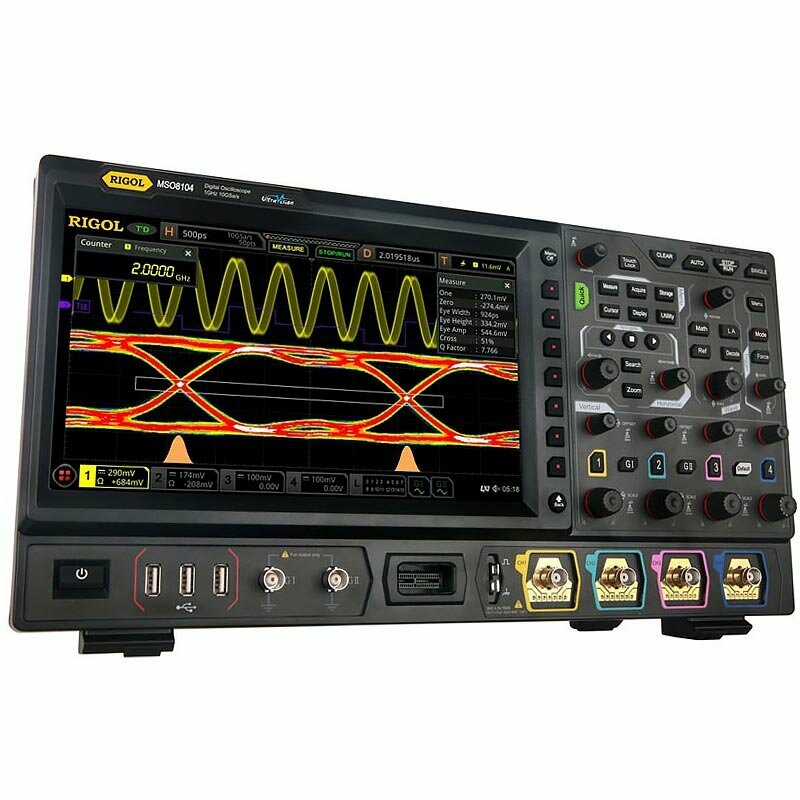 Осциллограф цифровой настольный RIGOL MSO8104 (4 канала, 1 ГГц)