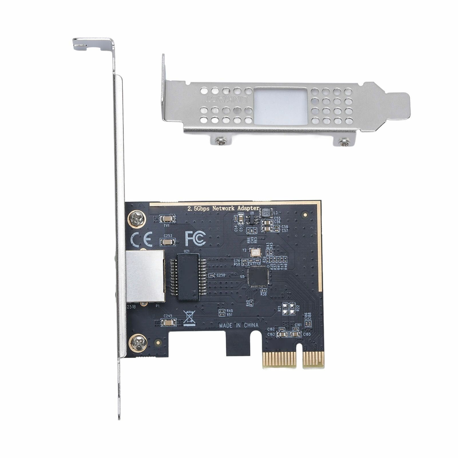 PCI Express Card 10/100/1000M/2.5G высокоскоростной сетевой адаптер для настольных ПК с поддержкой бездисковой загрузки