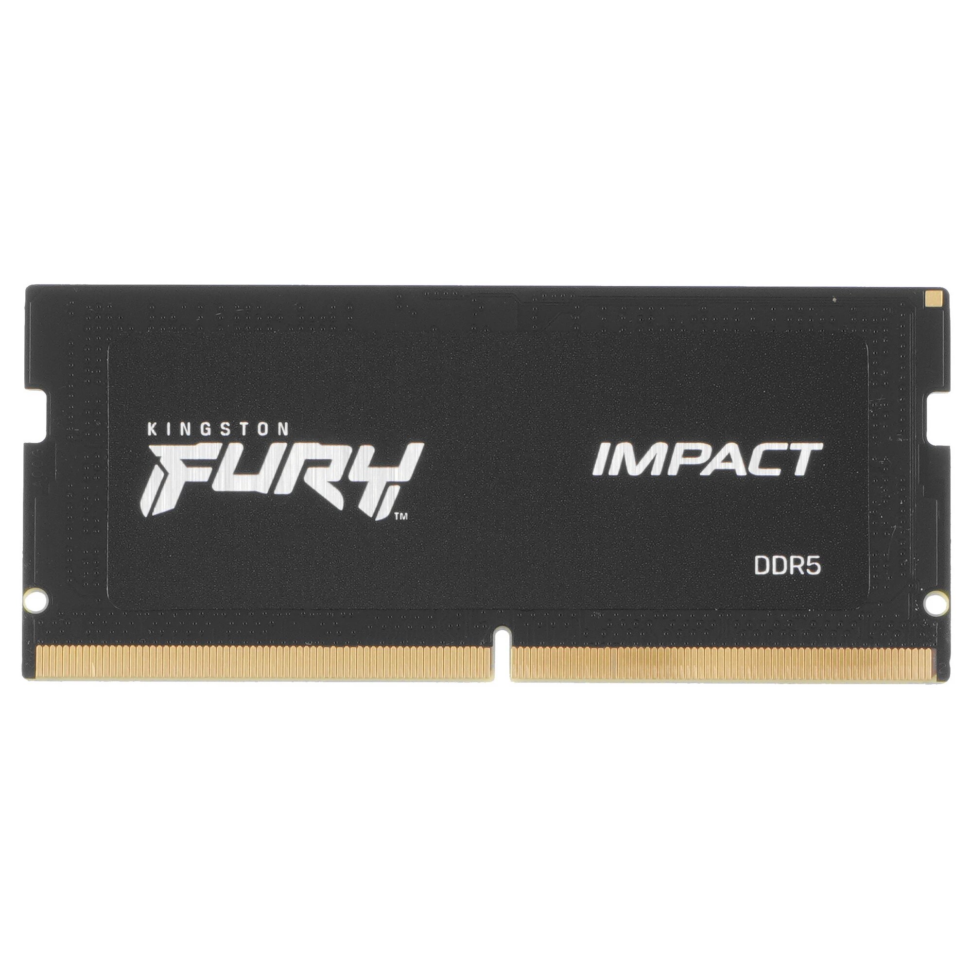 Модуль памяти DDR5 SO-DIMM 16384Mb DDR4800 Kingston FURY Impact Black (KF548S38IB-16)