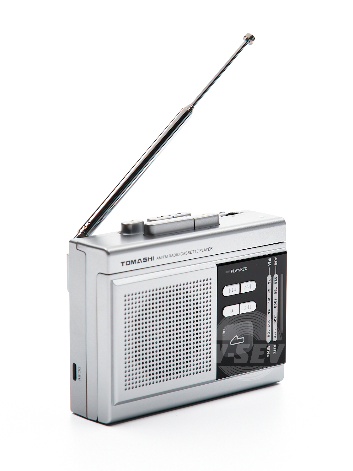 Кассетный плеер-диктофон с AM/FM радио и поддержкой microSD Тomashi F-315A