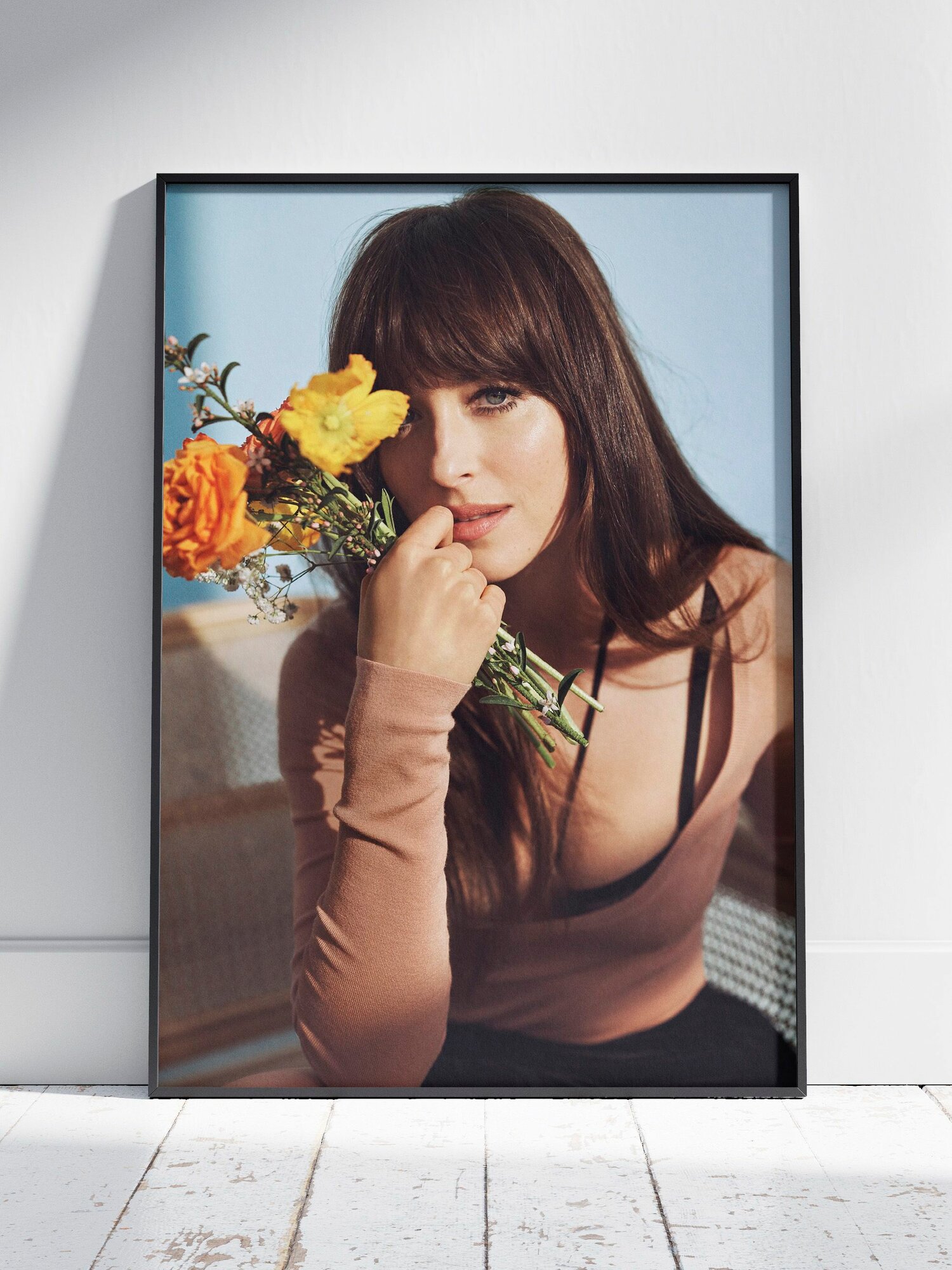 Плакат на стену для интерьера Дакота Джонсон (Dakota Johnson 50) - Постер по актеру фильма, кино, сериала формата A4 (21x30 см)
