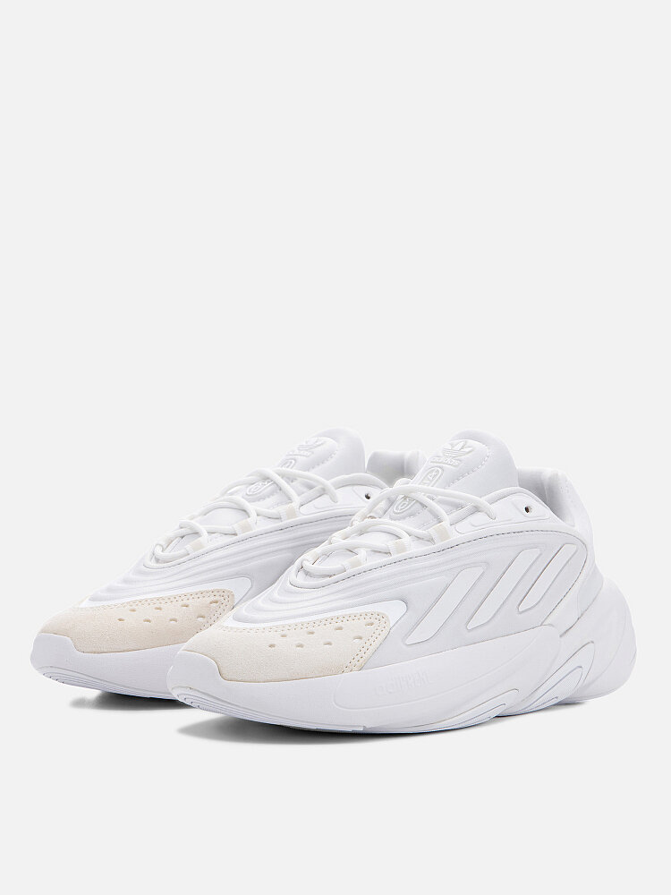 Кроссовки adidas, полнота 6 (RU)/ на среднюю стопу, размер 38.5, белый — фото 1