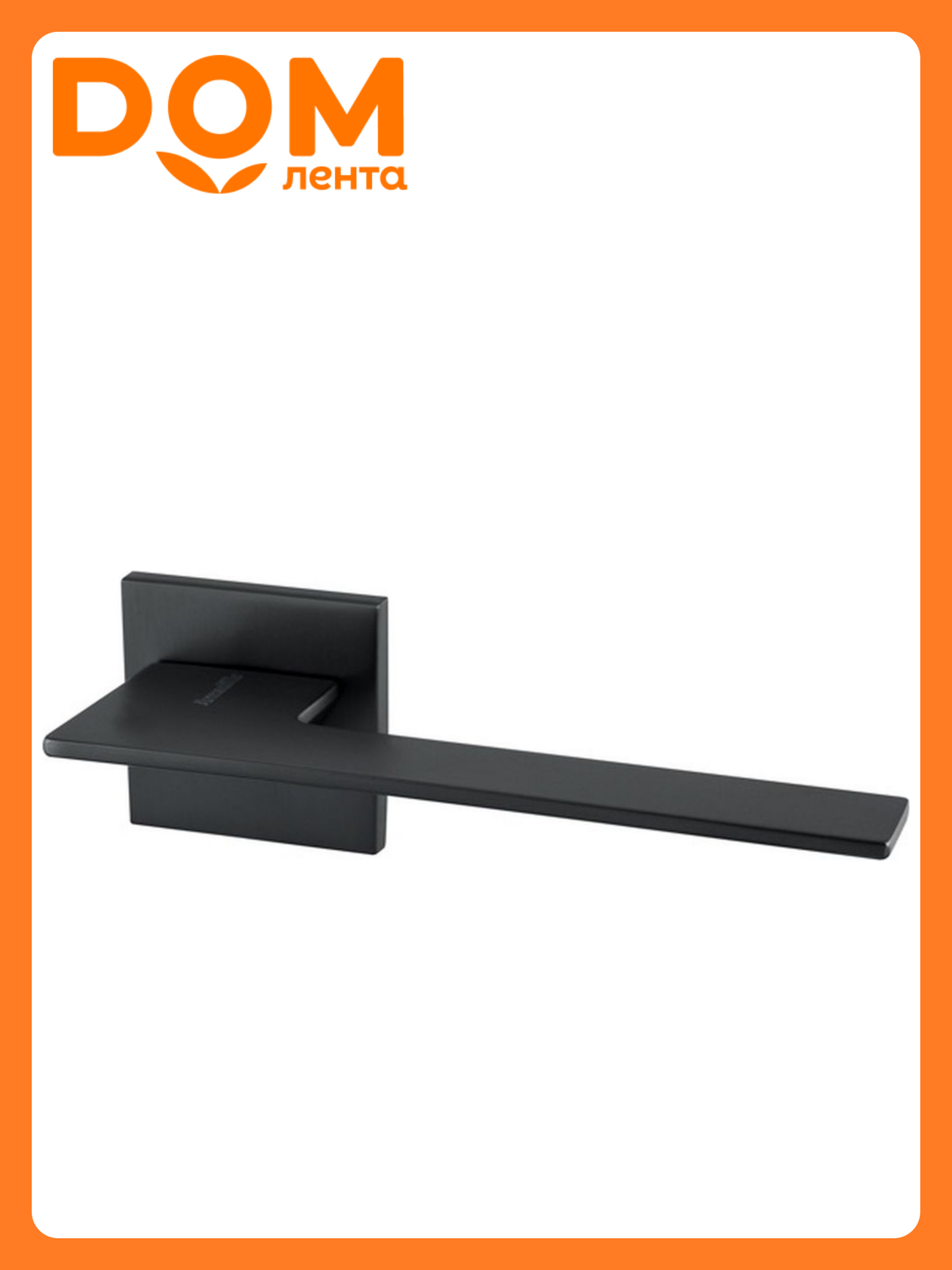 Ручка Armadillo Mirage USS BL-26, на розетке, поворотная, черная, 2 шт