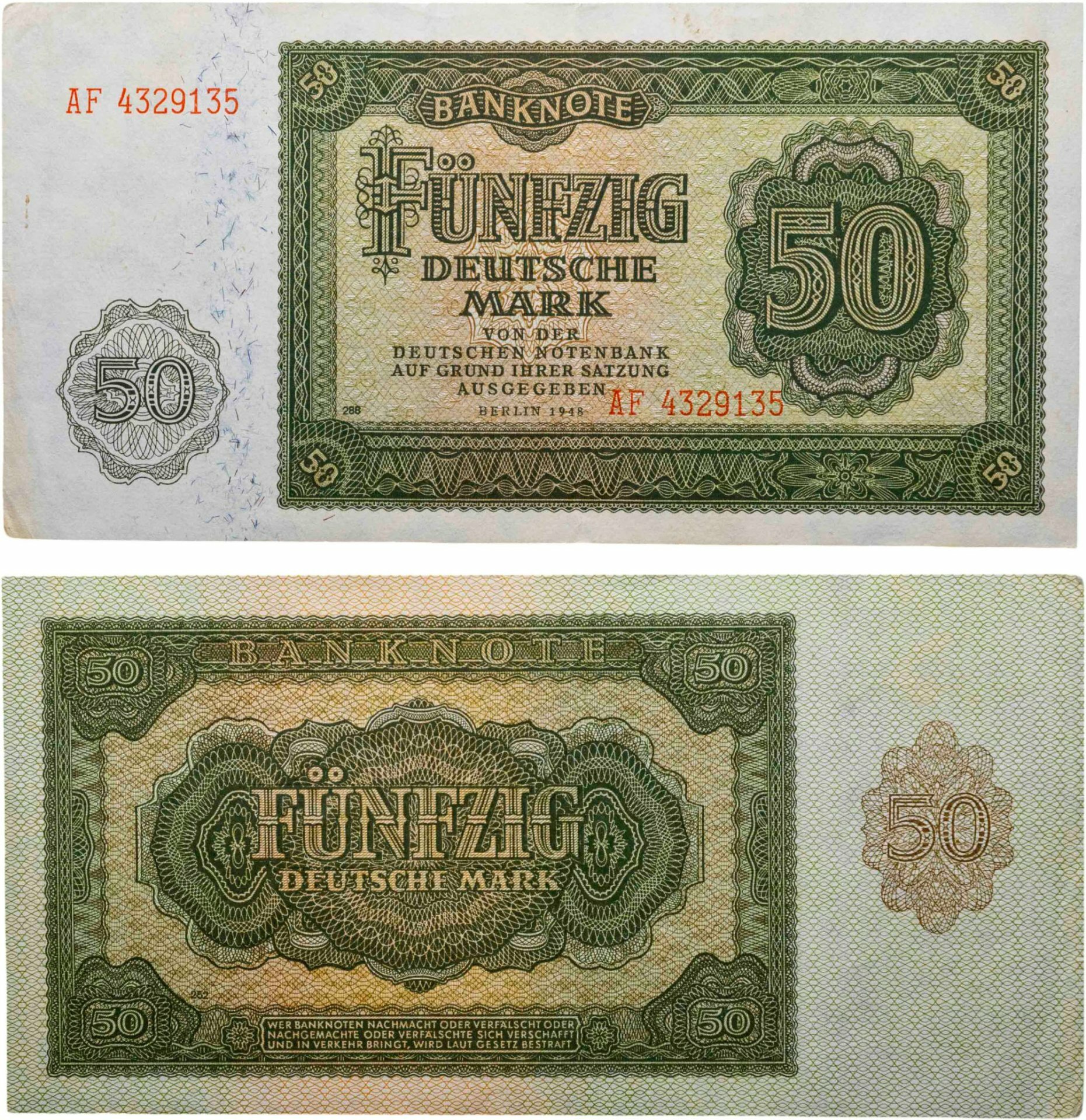Германия 50 марок 1948