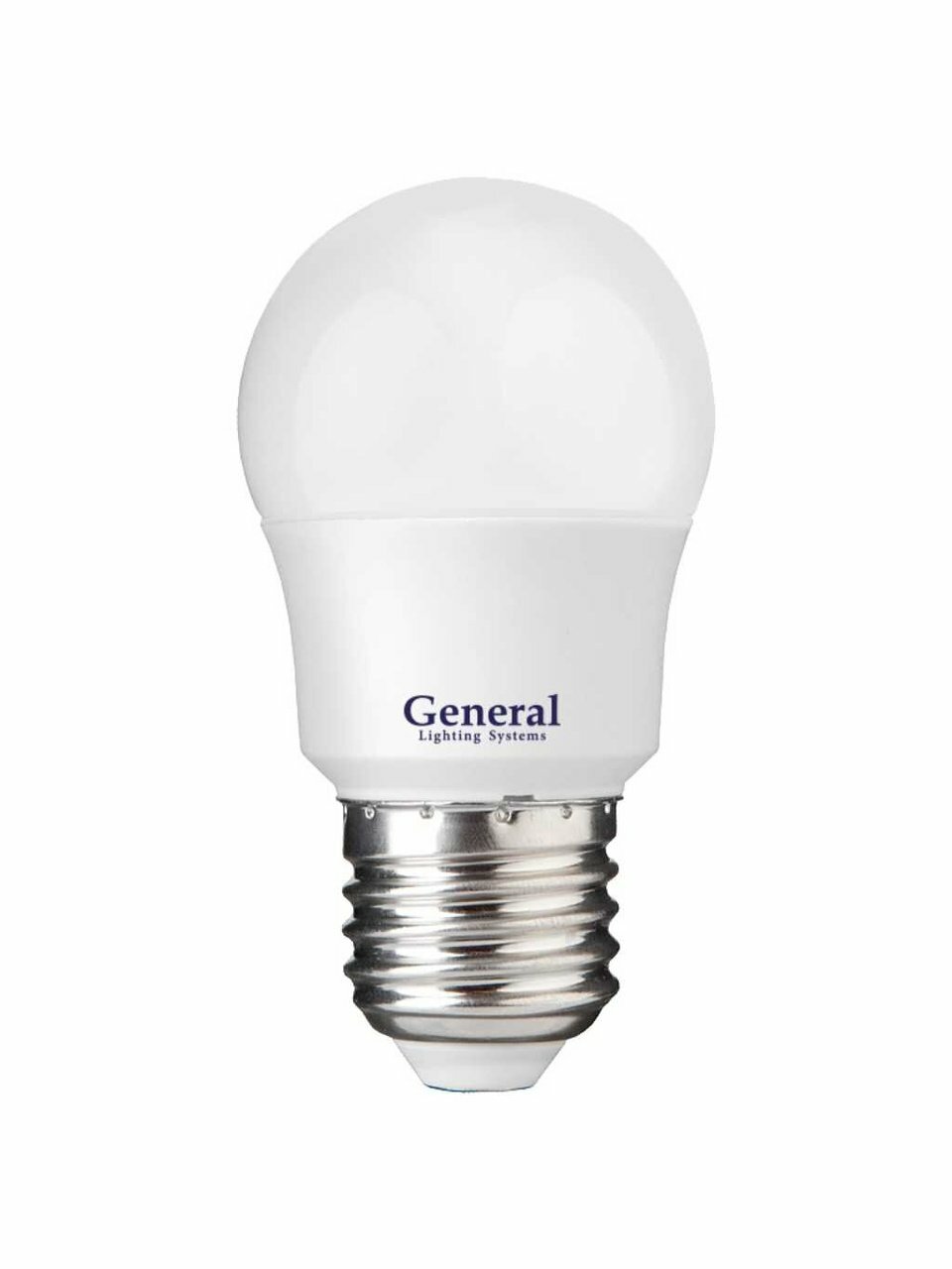 Лампа светодиодная General Lighting Systems GLDEN-G45F, E27, 8 Вт, 2700 К, теплый белый свет, шар, матовая, 1 шт.