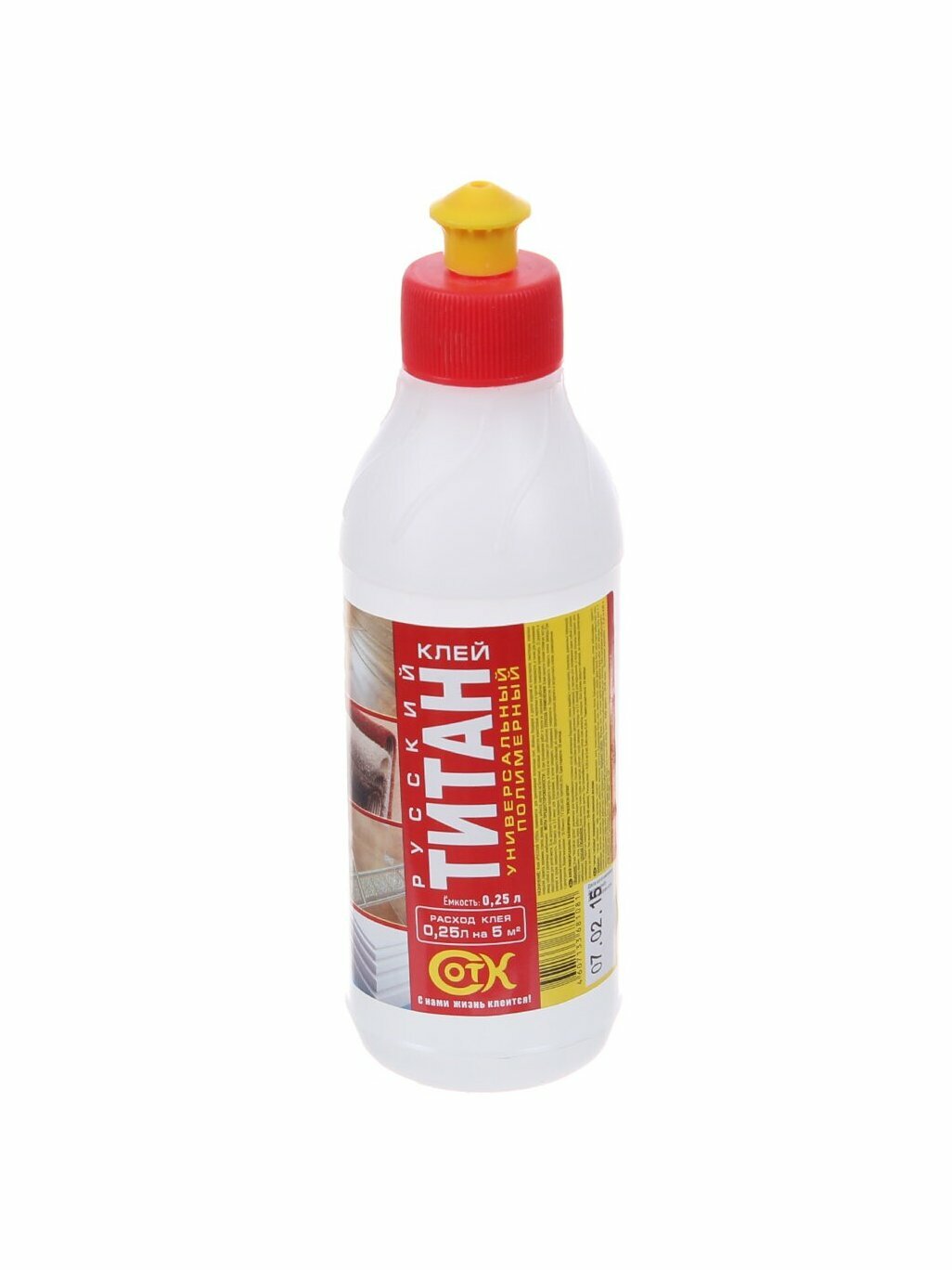 Клей Сот-комби Русский Титан 250 мл, водостойкий однокомпонентный гель для керамики, стекла, дерева, кожи и кирпича