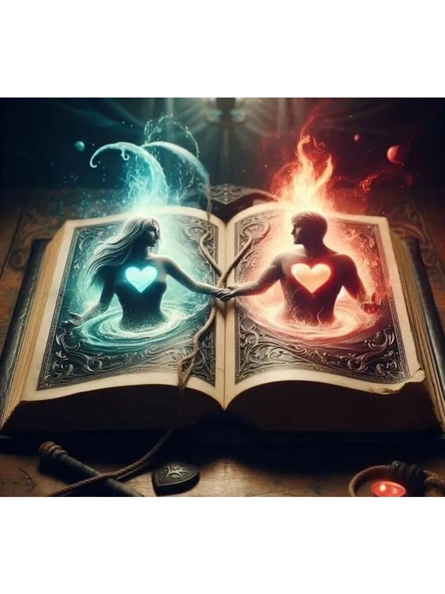 Картина по номерам на холсте Книга 40*50 см