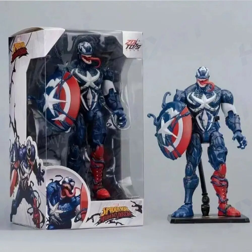 ZD Toys Marvel Мстители Venom Series Фигурки Человек Паук Captain America