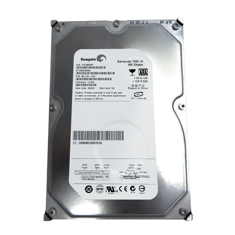 Жесткий Диск Seagate 9BJ13J 360Gb SATA 3,5" HDD